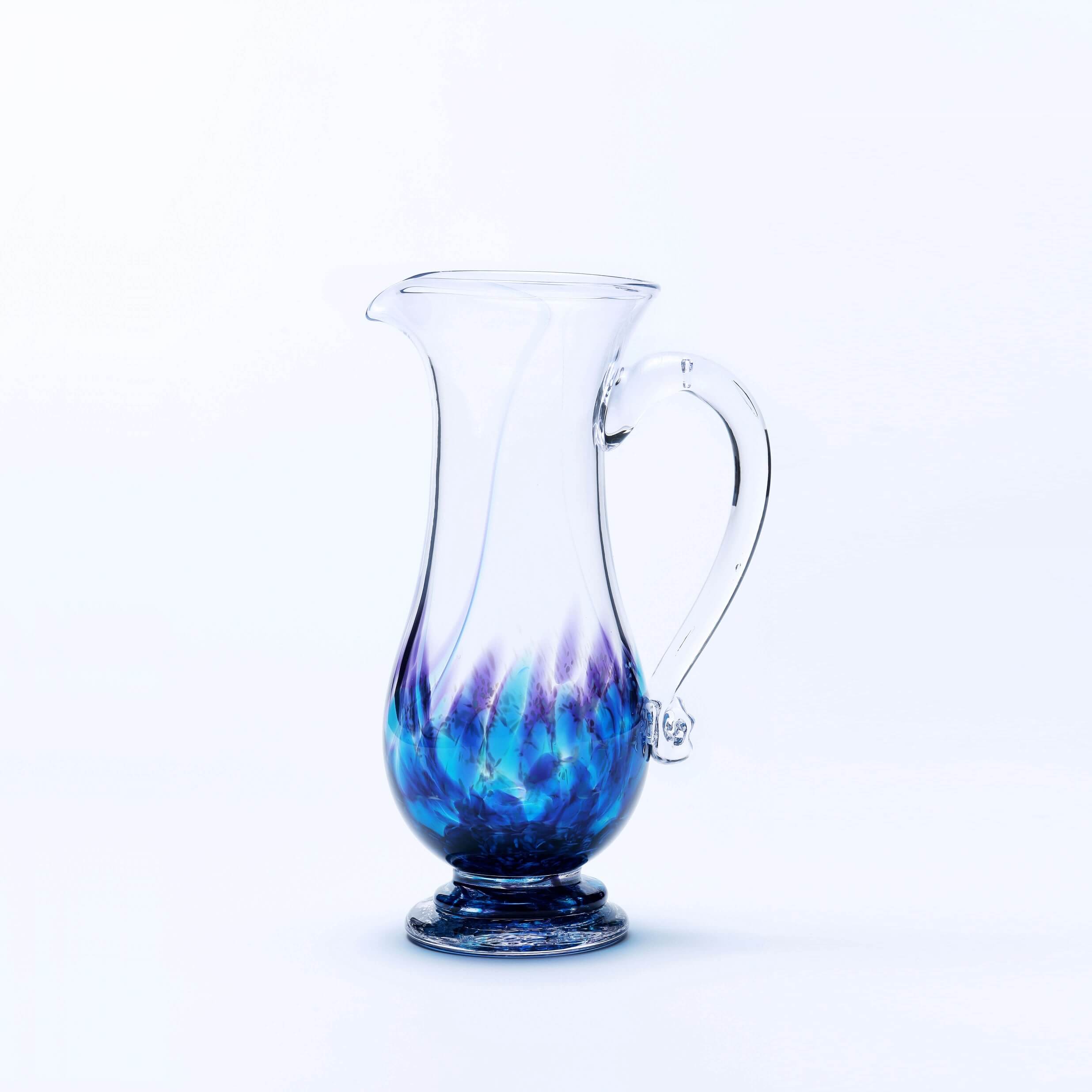 Jerpoint Glass Studio | Large Traditional Jug - Heather | Jerpoint Glass