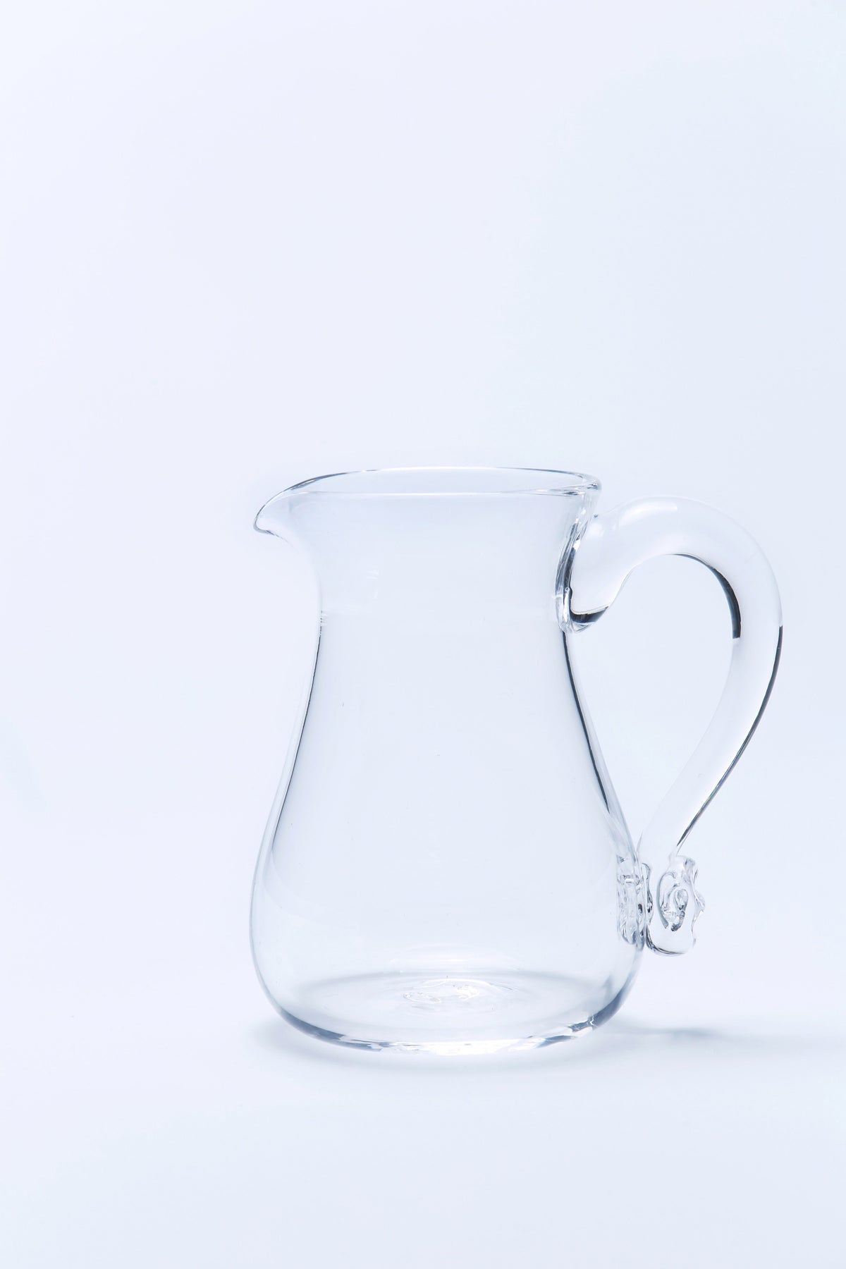 Handmade Clear Glass Round Jug | Jerpoint Glass Studio | Jerpoint Glass