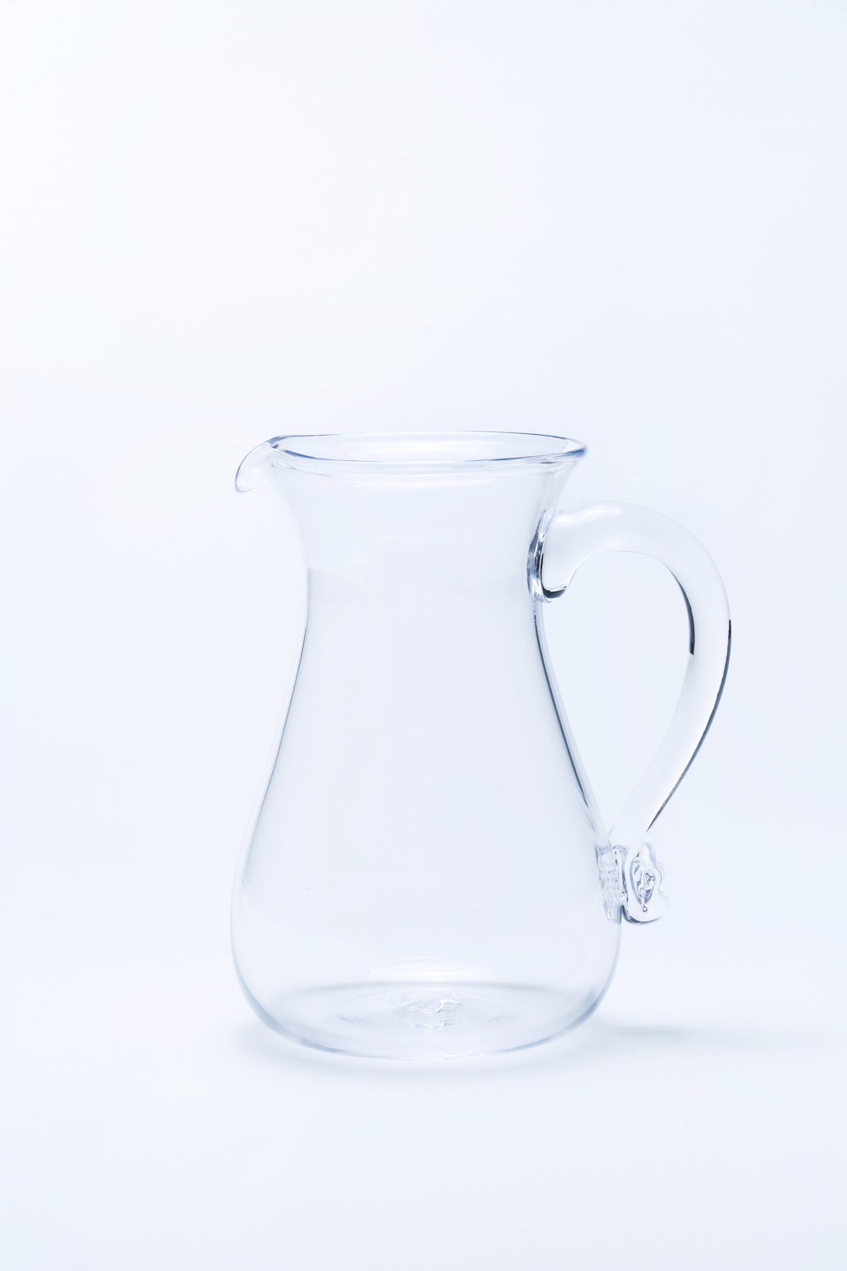 Handmade Clear Glass Round Jug | Jerpoint Glass Studio | Jerpoint Glass