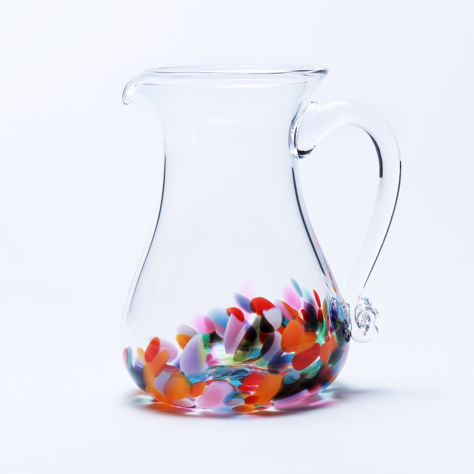 Multicoloured Glass Round Jug | Jerpoint Glass Studio | Jerpoint Glass