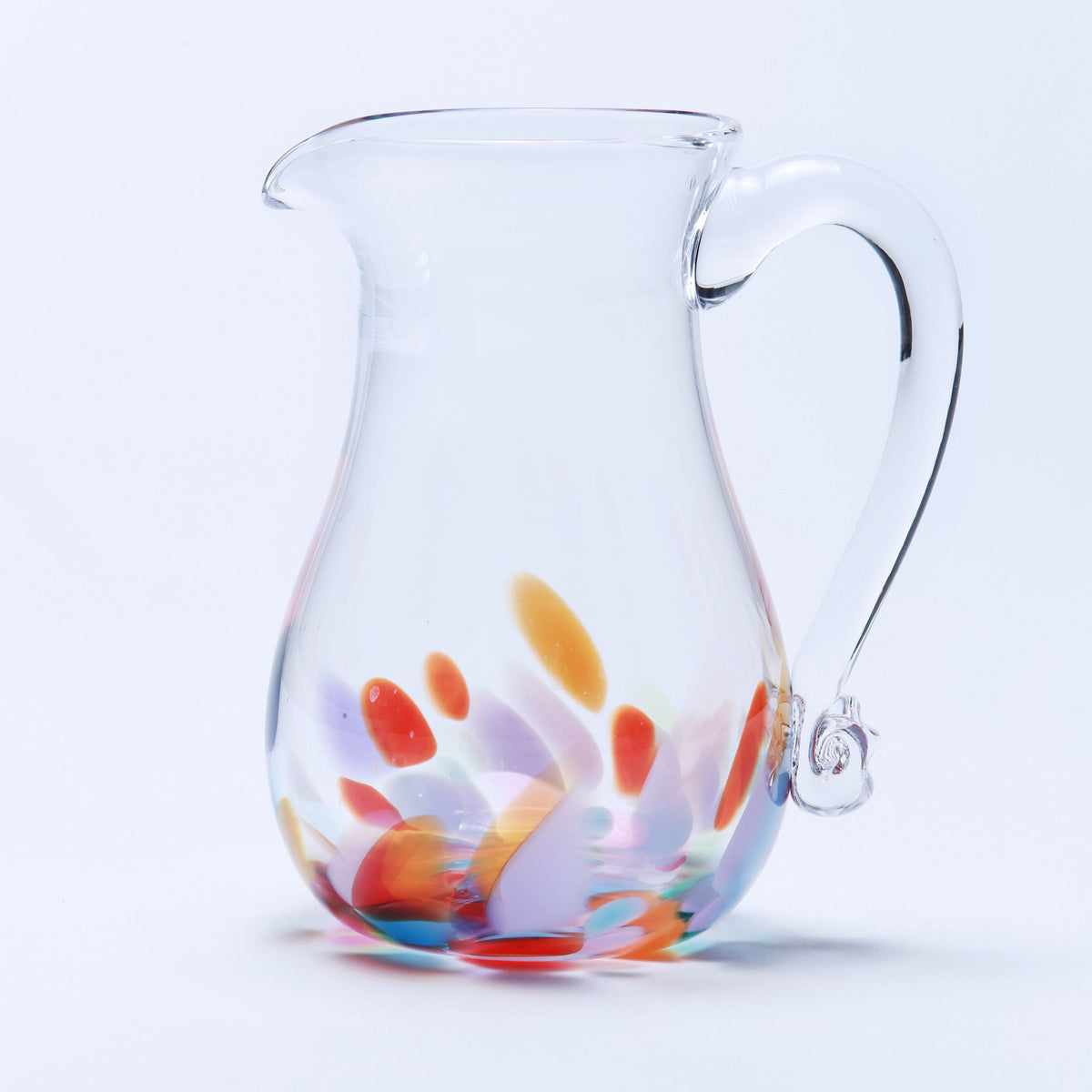 Multicoloured Glass Round Jug | Jerpoint Glass Studio | Jerpoint Glass